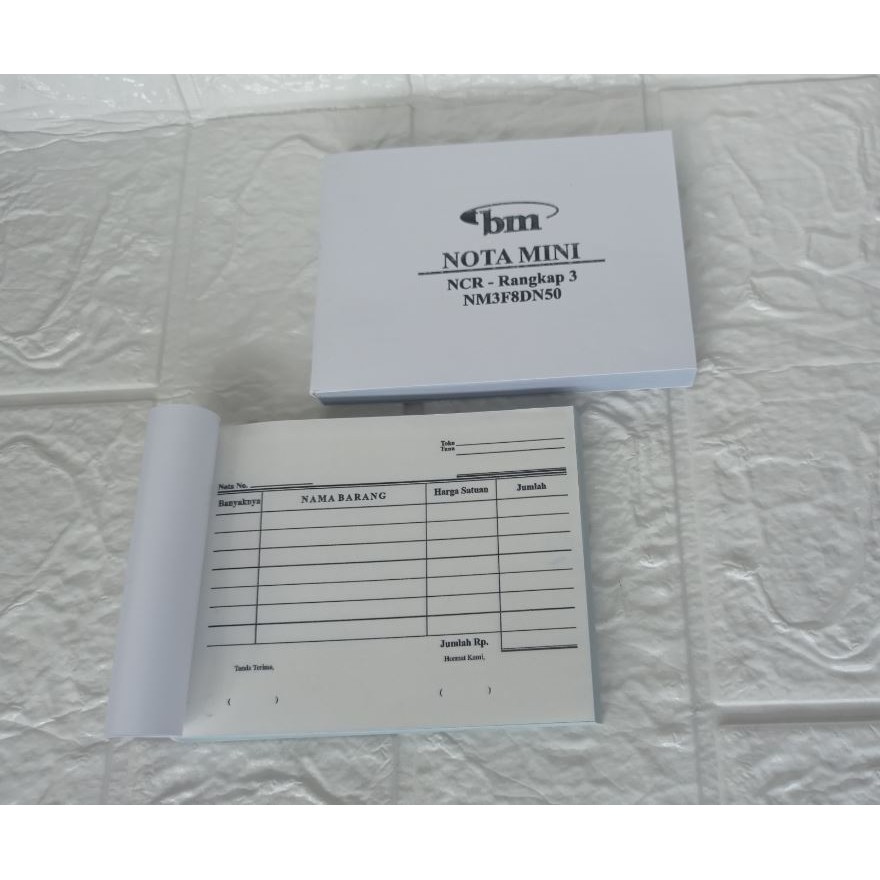 Jual NOTA MINI NCR 3 PLY DATAR (BM) | Shopee Indonesia