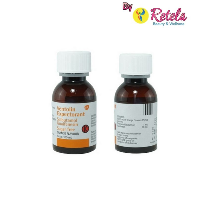 Jual VENTOLIN EXPECTORANT SYRUP 100ML | Shopee Indonesia