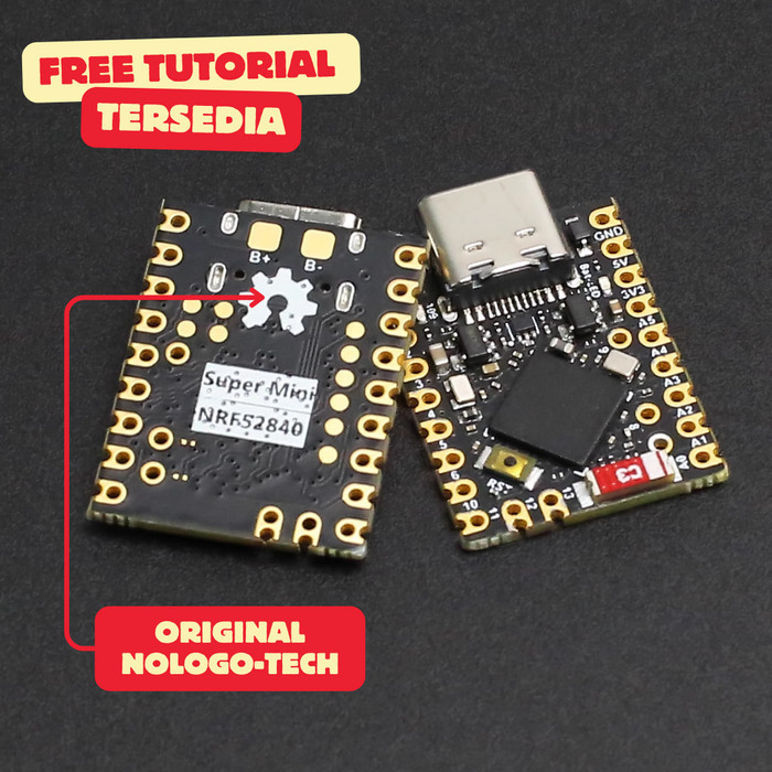 Jual MH27 Super Mini NRF52840 Nano 33 BLE 5.0 Bluetooth nrf52 for Arduino IDE - Belum Tersolder ...