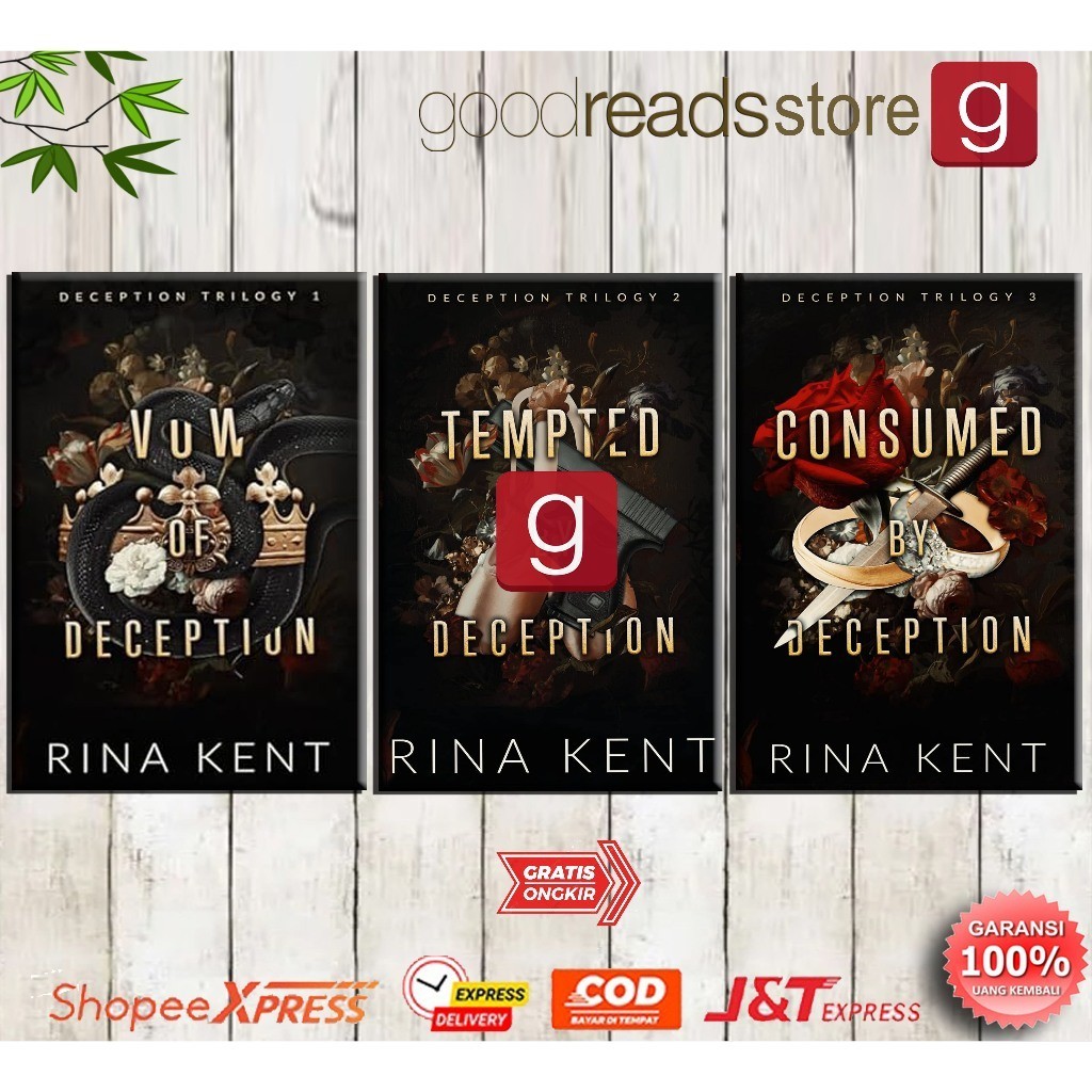 Jual Vow of Deception | Tempted by Deception | Consumed by Deception - Rina Kent (English ...