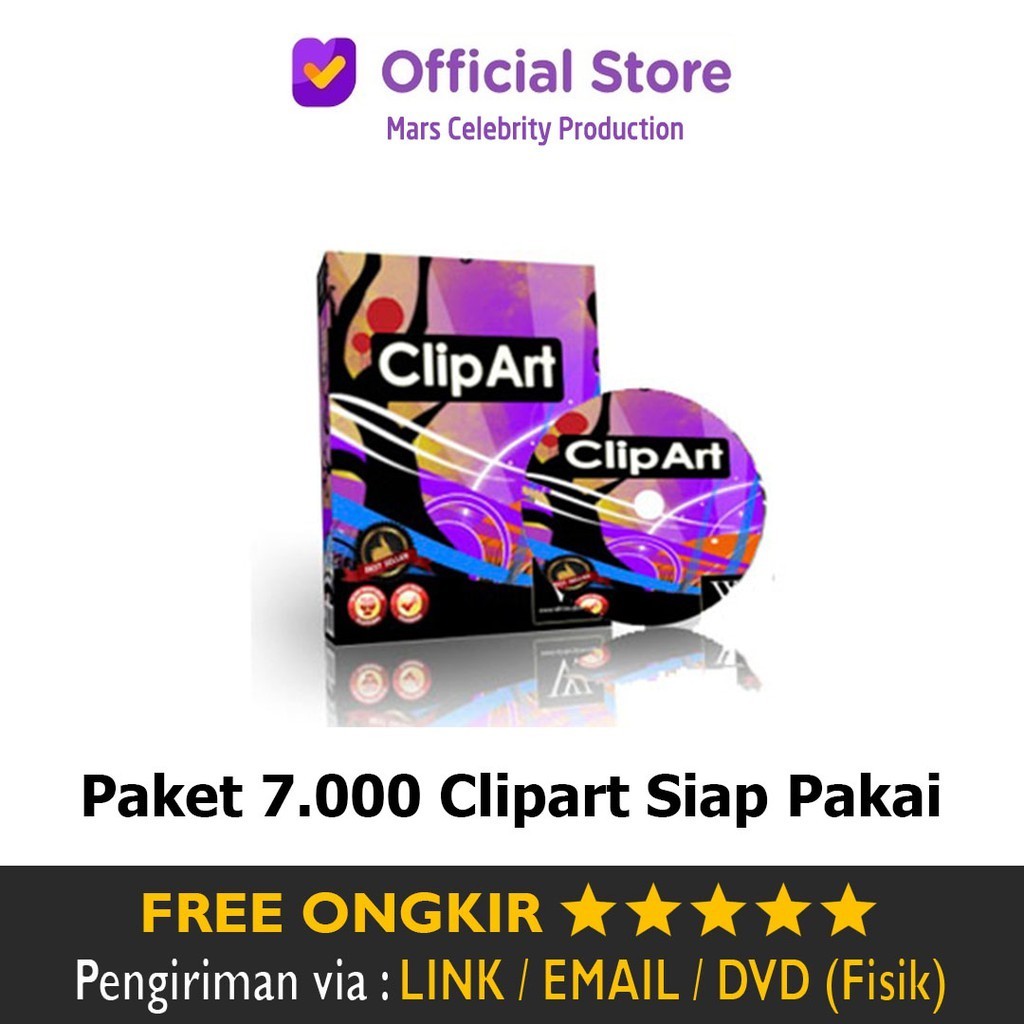 Jual Paket 7000 Clipart Siap Pakai Edit Untuk Desain Element Grafis ...