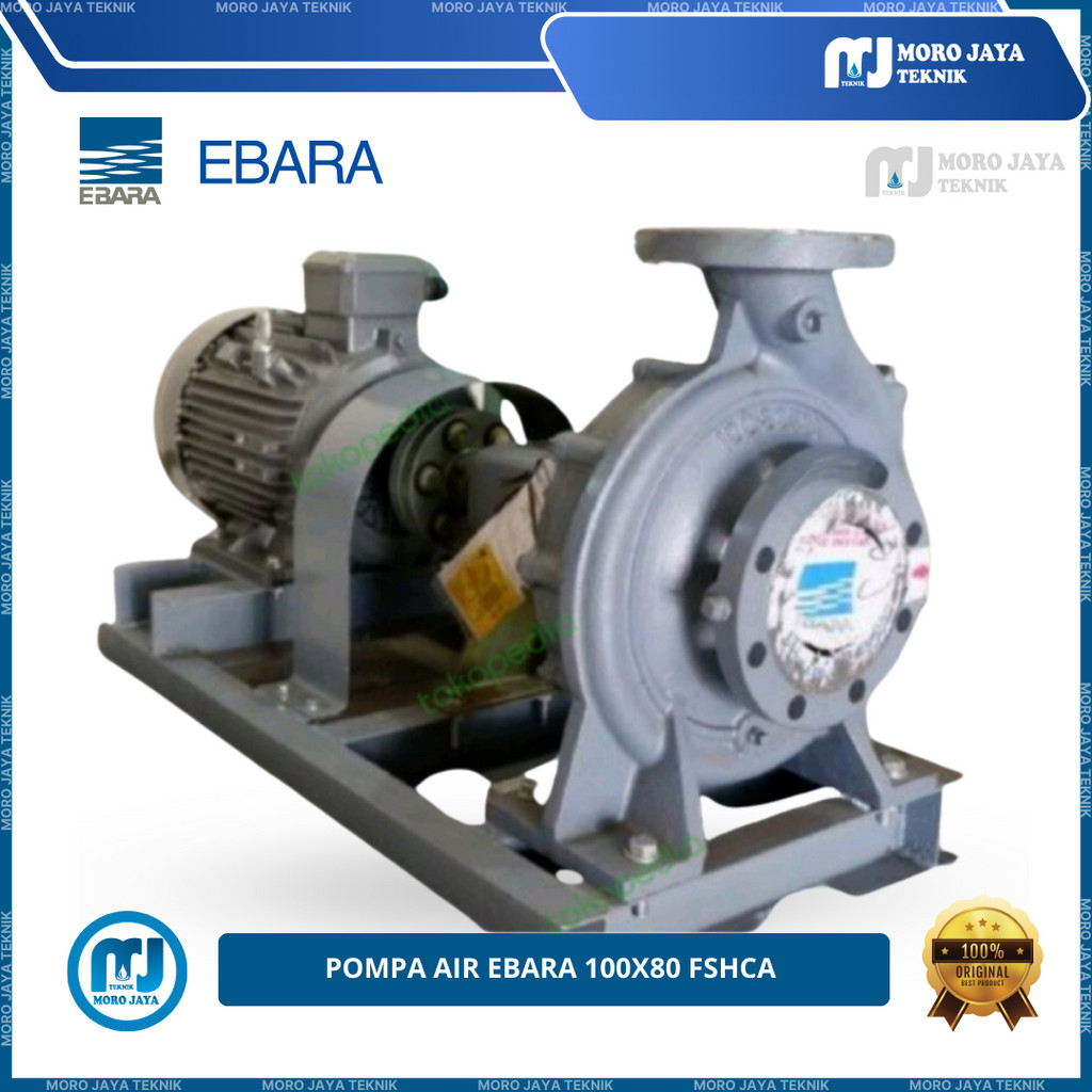 Jual Pompa Air Ebara 100X80 FSHCA 45 Kw 3000 Rpm (Ebara Transfer Pump) | Shopee Indonesia