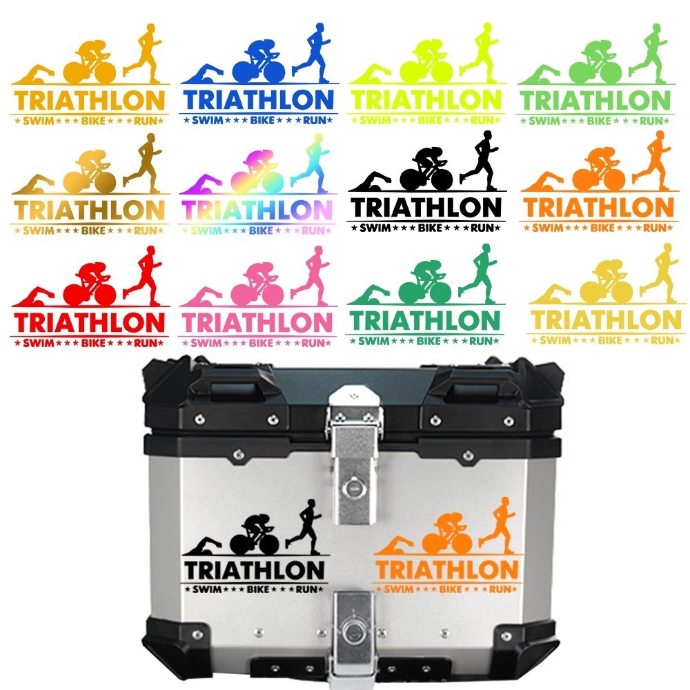 Jual Triathlon Race Stickers Car Bike Motorcycle Body Side Body Head ...