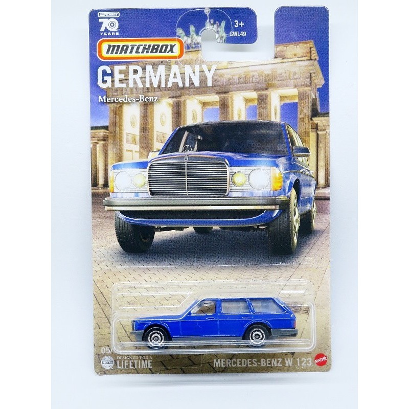 Jual Matchbox Mercedes Benz W123 Mercy Tiger Wagon biru - Germany ...