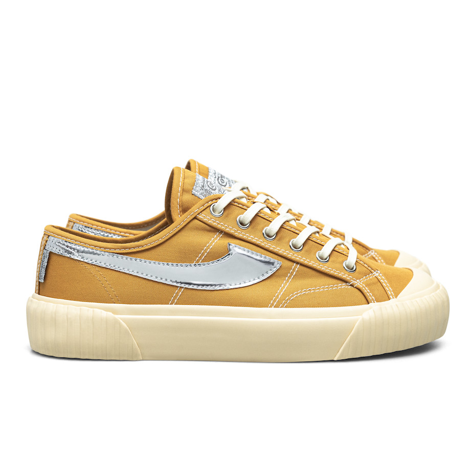 Jual Sepatu Compass Vintage 25th Low Mustard Silver | Shopee Indonesia