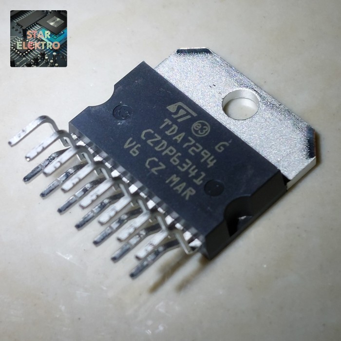 Jual TDA7294 Zip-15 TDA7294V TDA 7294 ST IC DMOS Audio Amplifier 100W 100V | Shopee Indonesia