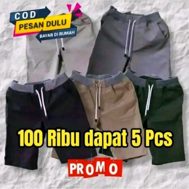 Jual 5 Pcs Celana Pendek pria chinos distro celana pendek pria dewasa [CHINOS-5] | Shopee Indonesia