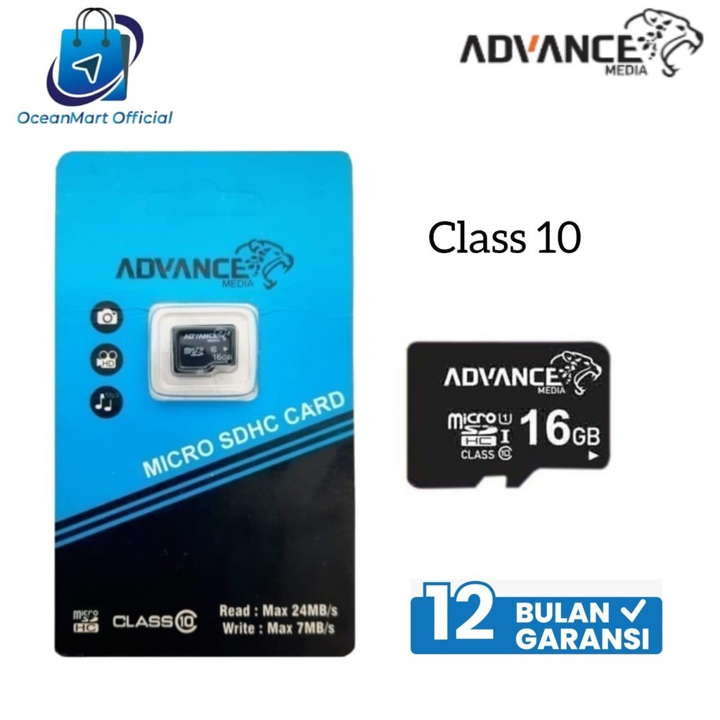Jual Memory Card HP Micro SD Kartu Memori Advance 8 16 32 64 128 GB TF ...