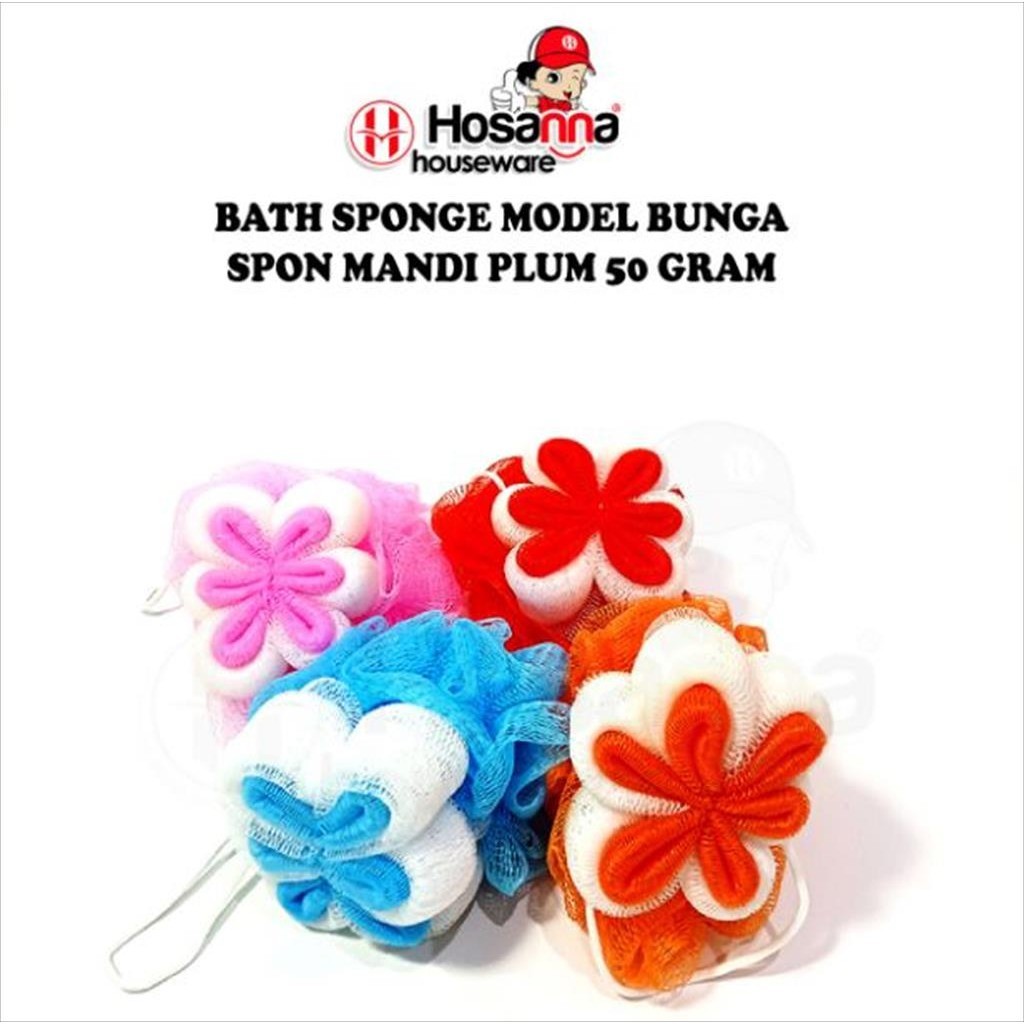 Jual Bath Sponge Model Bunga / Spon Mandi Plum 50 Gram | Shopee Indonesia