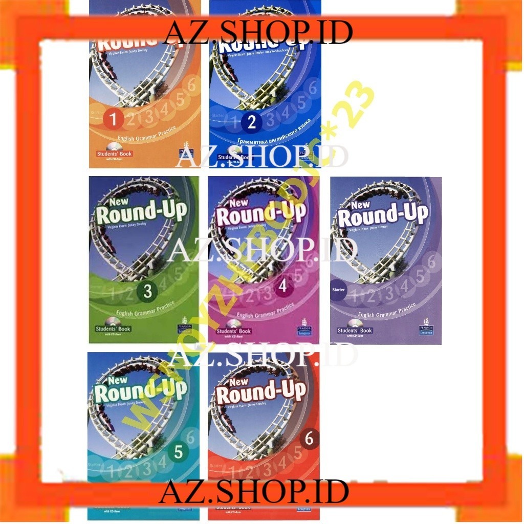 Jual Buku New Round-Up Student Book Starter 1/2/3/4/5/6 / Warna ...