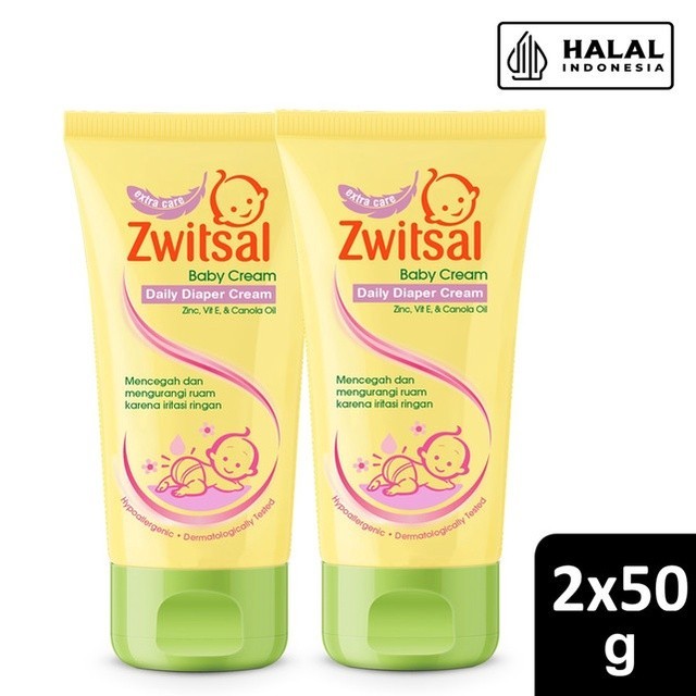 Jual ZWITSAL Baby Daily Diaper Cream - dengan Zinc, Vit E, Canola Oil ...