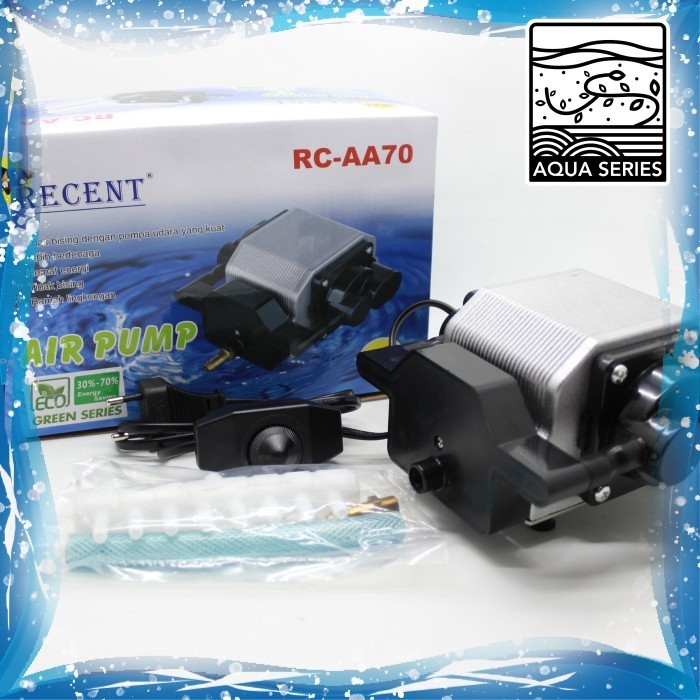 Jual MESIN AERATOR POMPA UDARA KOLAM AQUARIUM RECENT RC AA 70 8 OUTPUT ...
