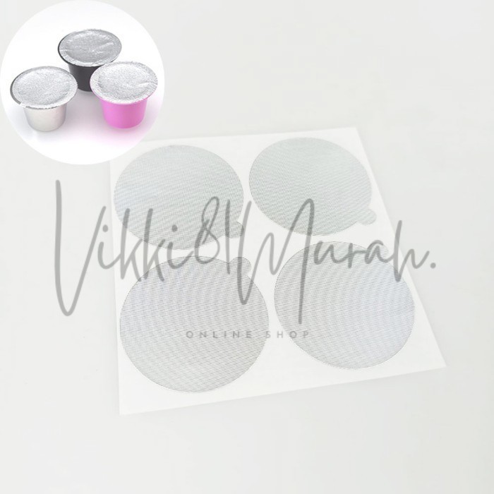 Jual Sealpod Lids / Foil Seal Sticker for Refillable Nespresso Capsule ...