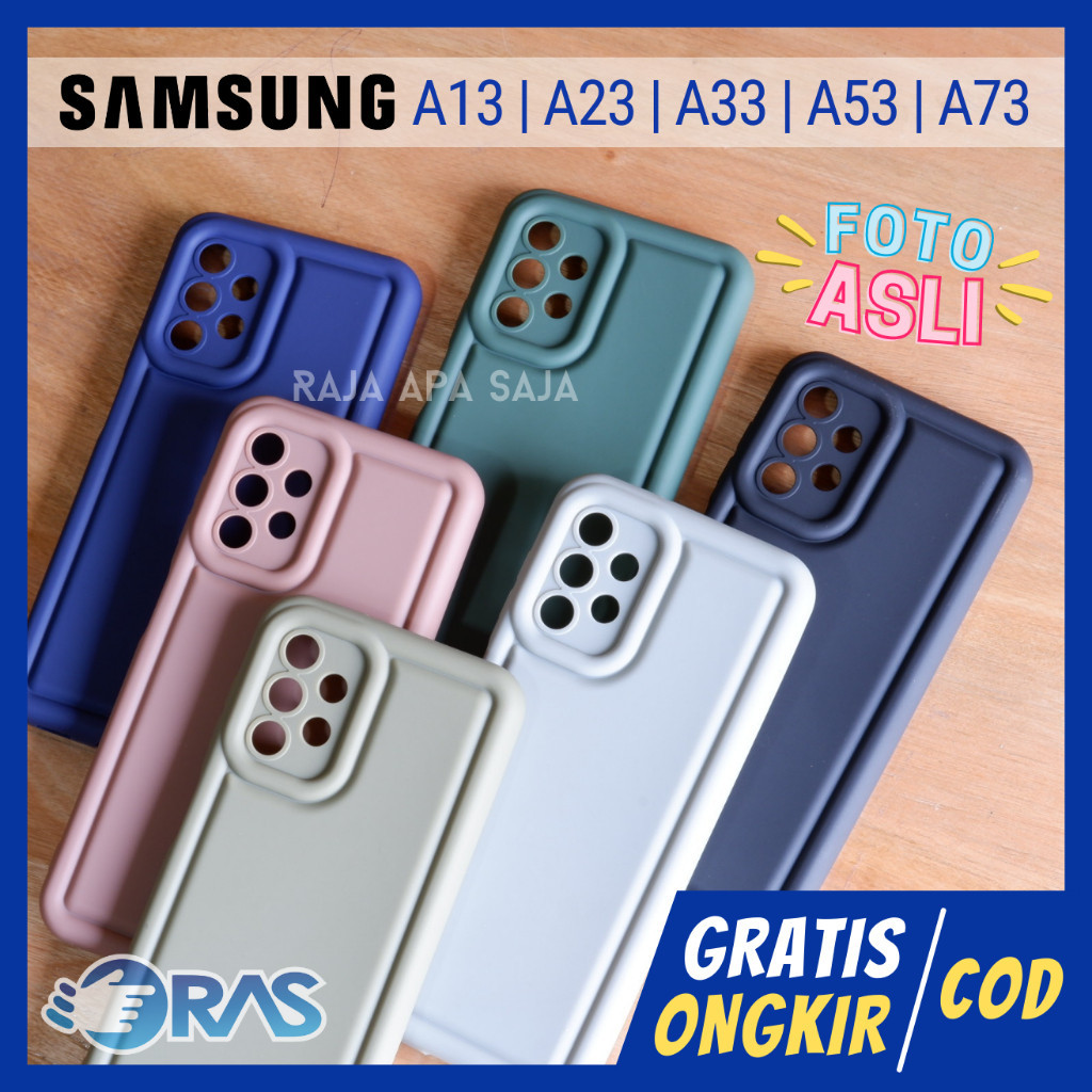 Jual Softcase For S4msung A13 A23 A33 A53 A73 Puffy Puff Pillow Case ...