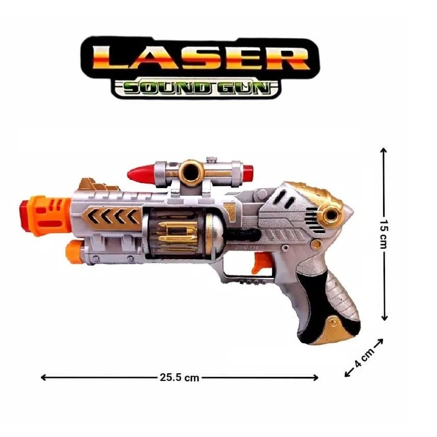 Jual J0677 MAINAN LASER SOUND GUN MAINAN TEMBAK TEMBAKAN PISTOL LAMPU ...