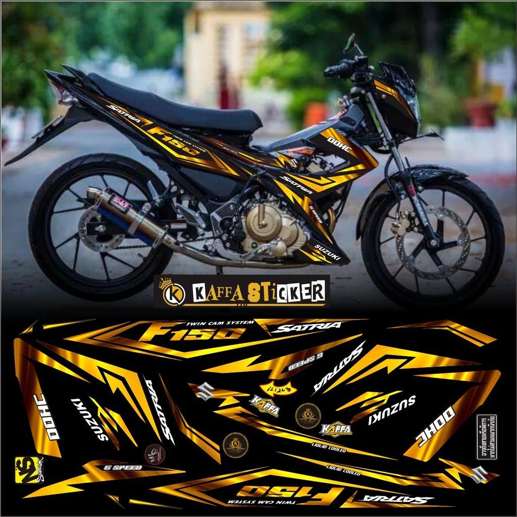 Jual polet sticker Sticker Striping Satria FU Facelift - Striping ...