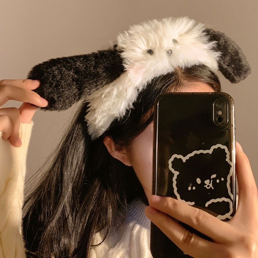 Jual Town Shell - Poccacho Korean Furry Head Band / Bando Korea Sanrio ...