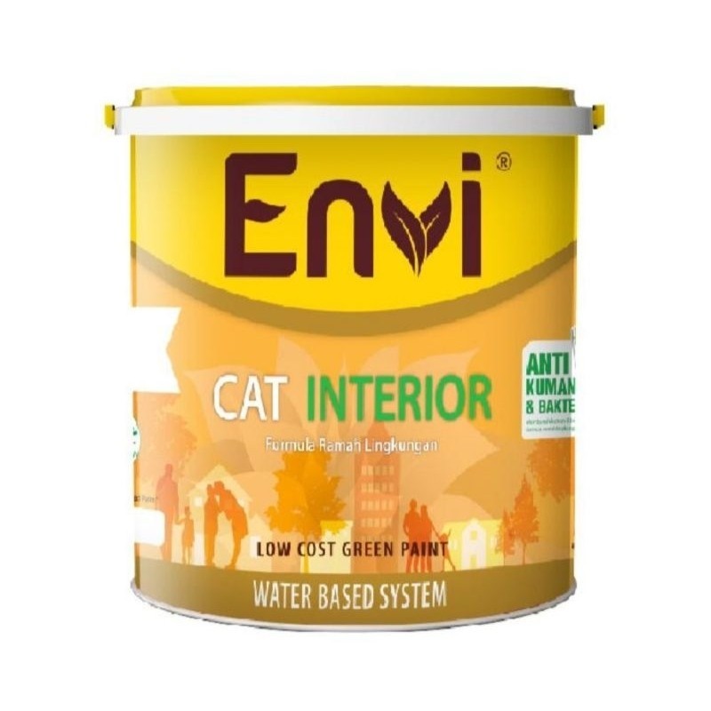 Jual CAT TEMBOK INTERIOR ENVI INTERIOR 4Kg | Shopee Indonesia