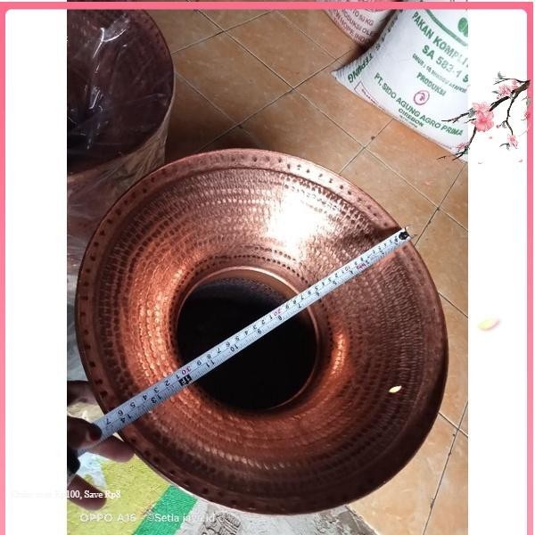 Jual Seeng Dangdang Tembaga/Seeng Tembaga +Kukusan Ukuran 34x46cm aman ...