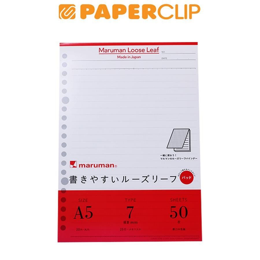 Jual LOOSE LEAF PAD A5 MARUMAN L1300P 50S | Shopee Indonesia