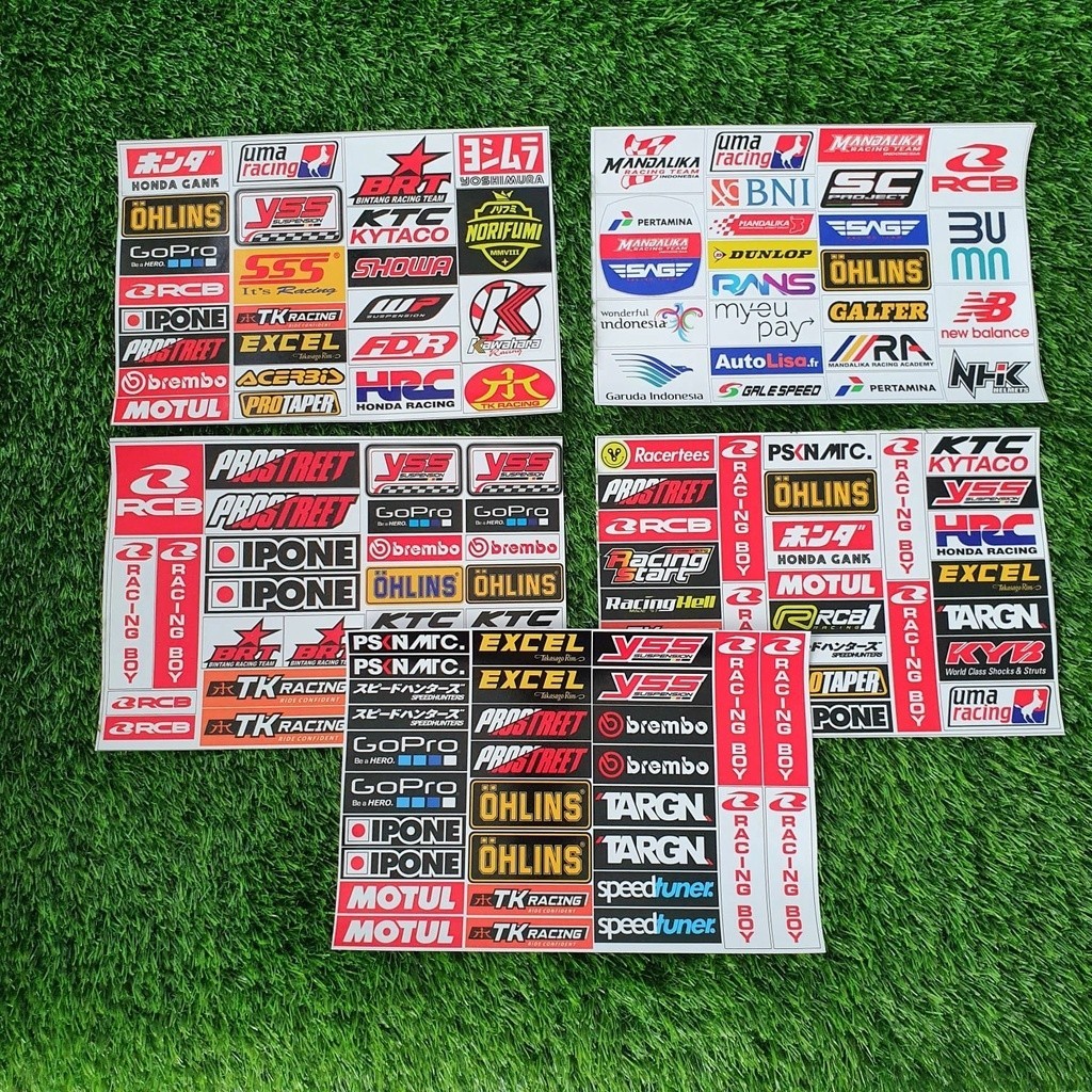 Jual SALE Sticker Racing - Sticker Motor - Sticker Balap - Sticker Pack ...