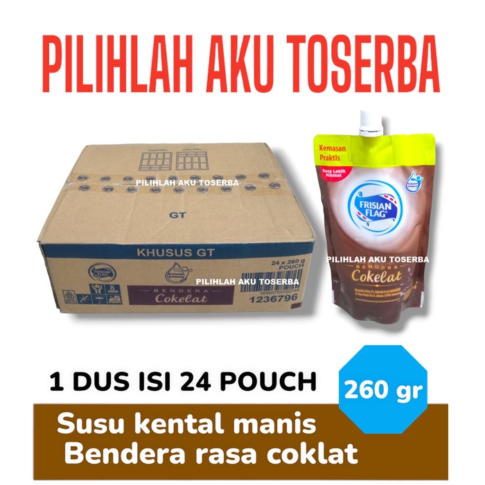 Jual Frisian Flag Susu Kental Manis COKELAT POUCH - ( HARGA 1 DUS ) | Shopee Indonesia