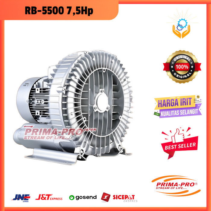 Jual Ring Blower 5500 watt Ring Blower 5,5kw Ring Blower 7,5Hp Blower Kolam | Shopee Indonesia