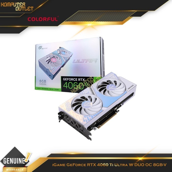 Jual Colorful iGame RTX 4060 Ti Ultra W Duo OC 8Gb-V nvidia GeForce Vga ...