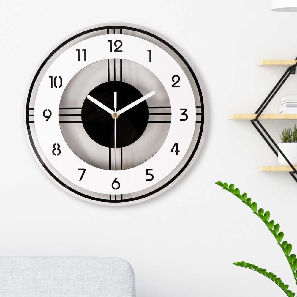 Jual Jam Dinding Ruang Tamu 30cm Quartz Minimalis Creative Design ...