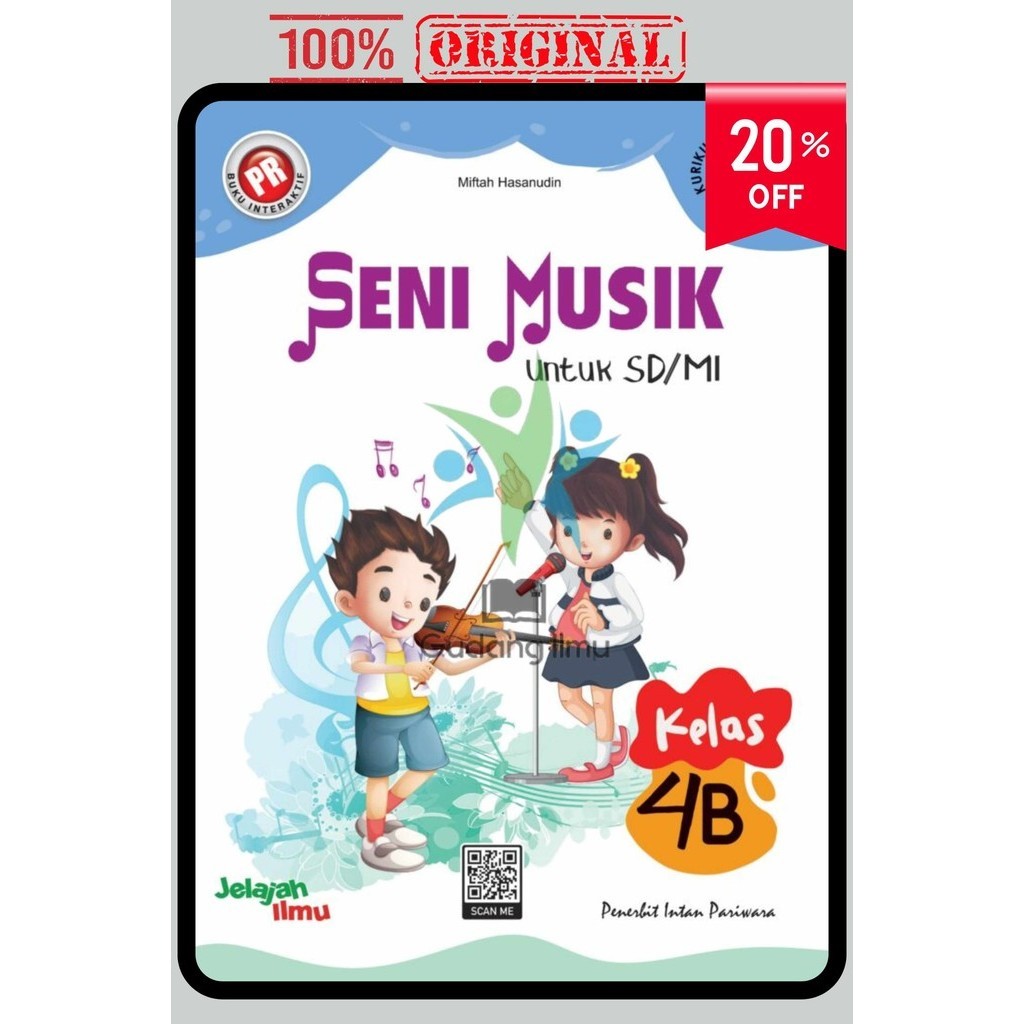 Jual BUKU PR LKS SENI MUSIK SD KELAS 4 SEMESTER 2 KURIKULUM MERDEKA TERBARU INTAN PARIWARA ...