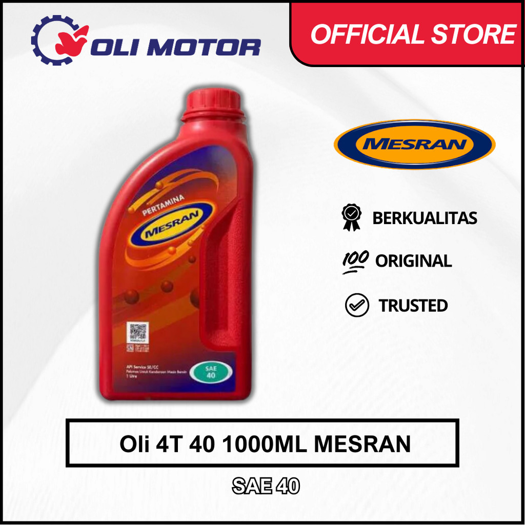 Jual Oli 4T 40 Mesran 1L | Shopee Indonesia