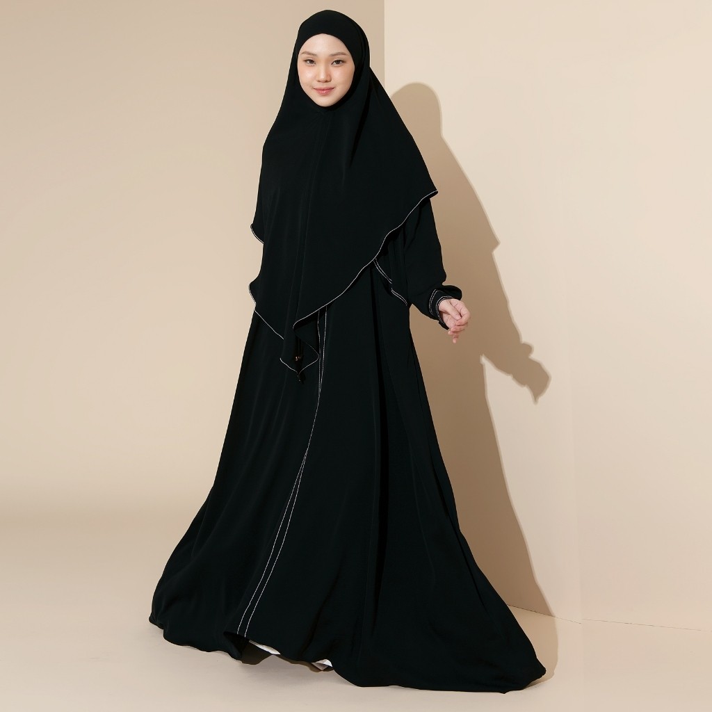 Jual Lozy Hijab Factory - Humaya Abaya Set (Gamis Abaya Set Kerudung) | Shopee Indonesia