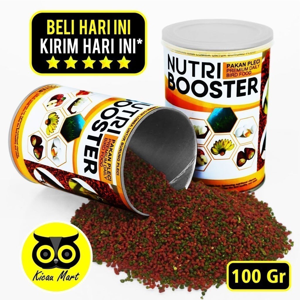 Jual KICAU MART Nutri Booster Pakan Harian Burung Pleci Voer ...
