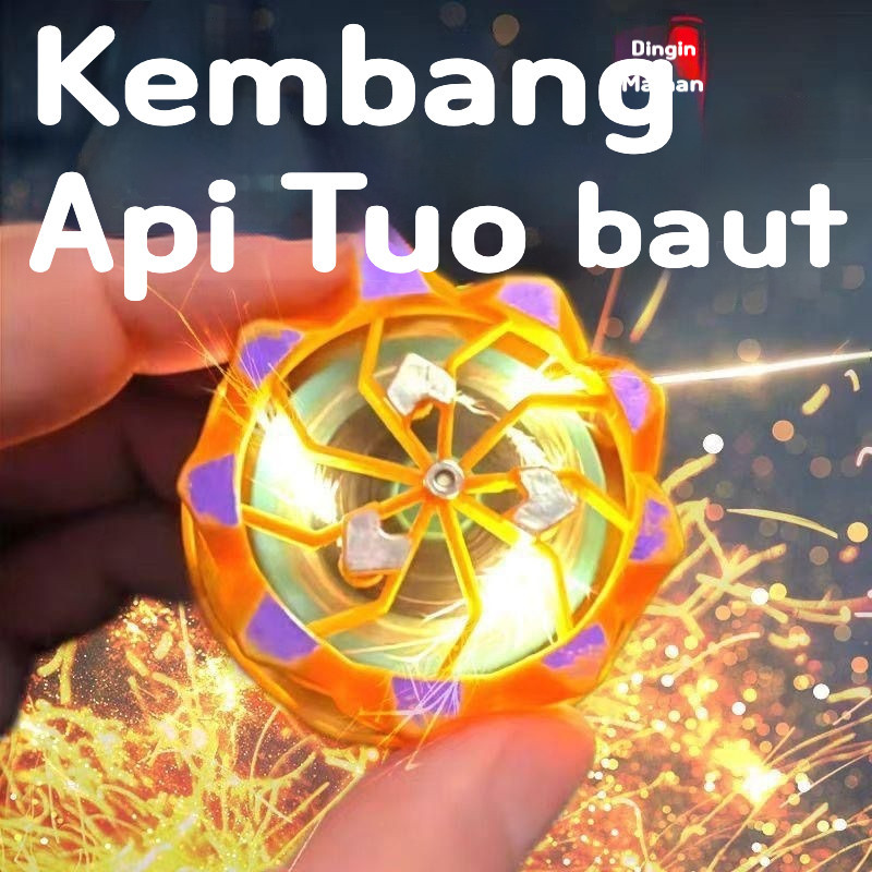 Jual Gyro Mainan Kembang Api Pegangan Tangan Atasan Putar/Mainan ...