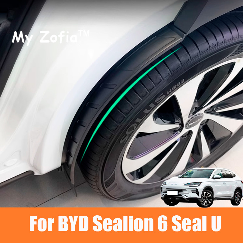 Jual For BYD SEAL U SEALION 6 2023 2024 2025 Car Rear Wheel Arch Flare ...