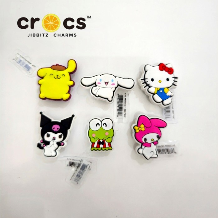 Jual BEST SELLER CROCS JIBBITZ CHARM SANRIO HELLO KITTY KEROPPI KUROMI ...