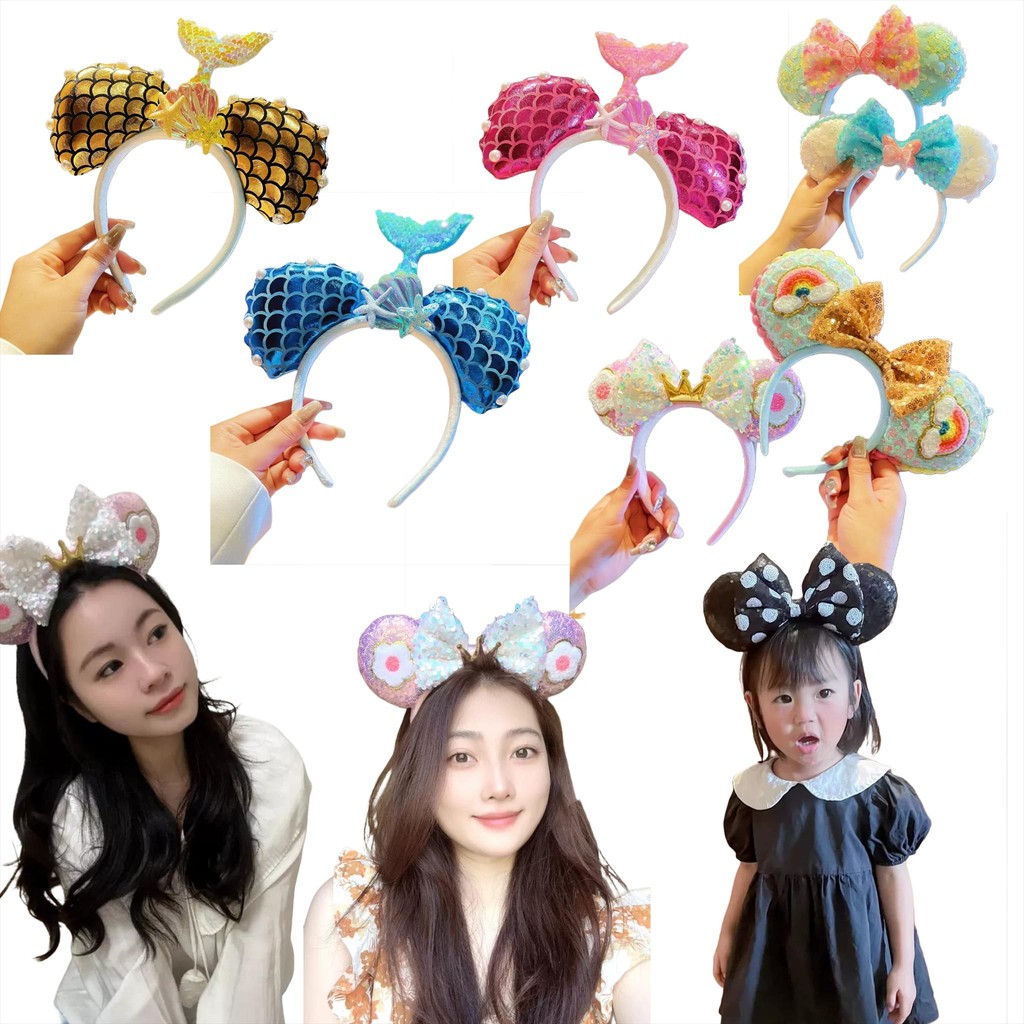 Jual JM0183 Mickey Ears Bando Mickey Ears Premium Telinga Ear Disney ...