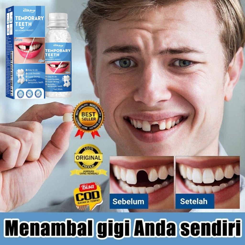 Jual Penambal Gigi Berlubang Dengan Isi gigi palsu 30ml Lem Gigi ...