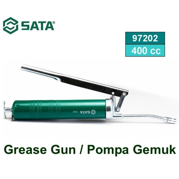 Jual SATA 97202 Pompa Gemuk Pistol Grip Grease Gun 400Cc | Shopee Indonesia