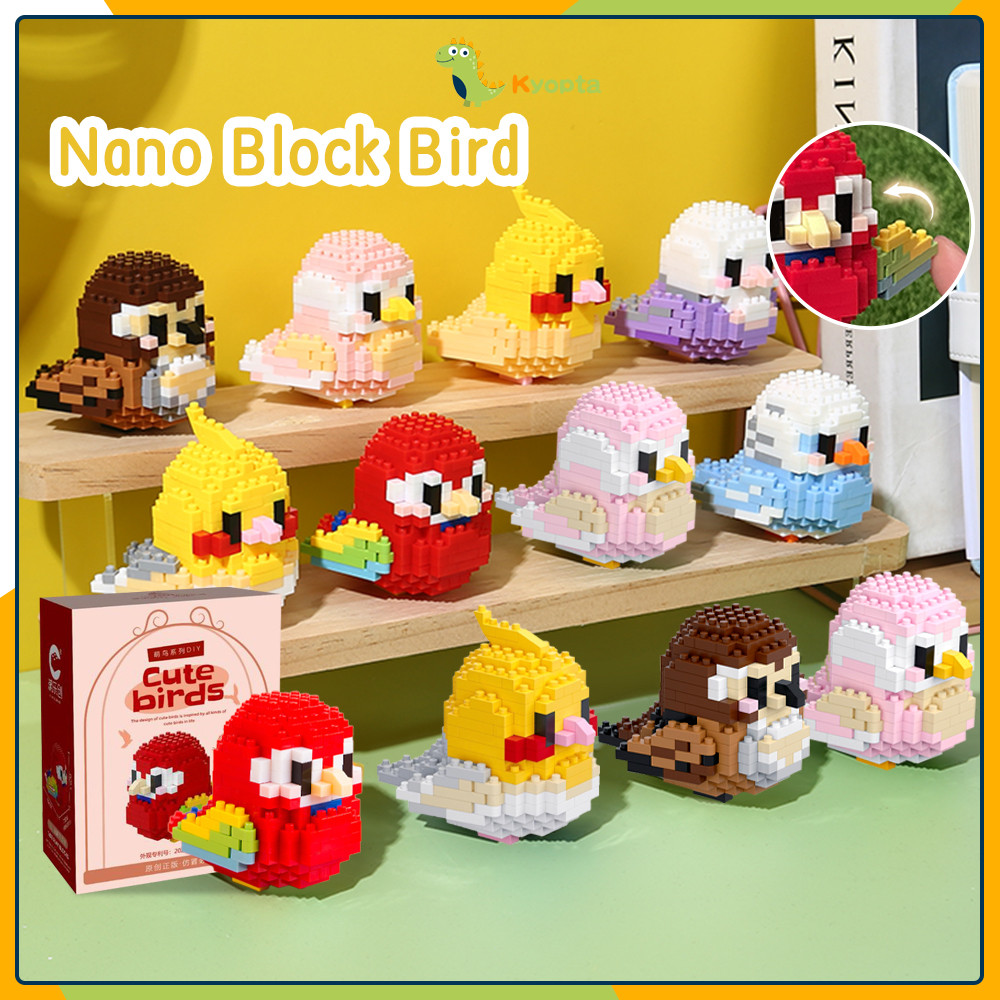 Jual Kyopta Nano block bird lucu Mainan balok building block nano Bricks balok susun diy ...