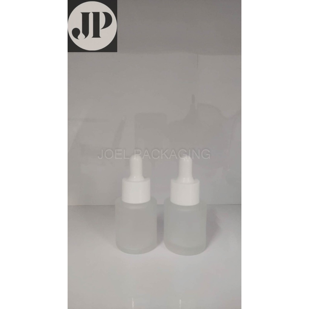 Jual Botol Pipet Kaca Rf 20Ml Frosted Ring Putih Rubber Putih 20 Ml ...