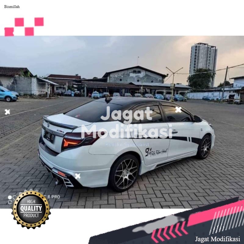 Jual Paket Upgrade ductail vios gen3 Top Bodykit Quality | Shopee Indonesia