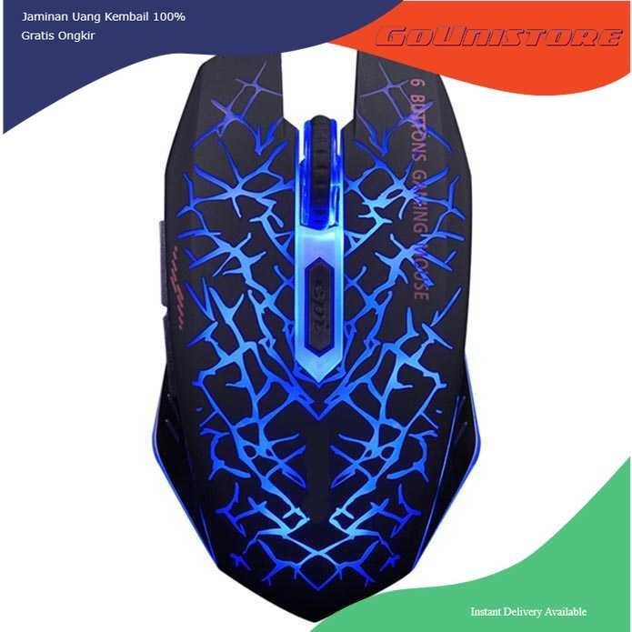 Jual AZZOR Wireless Gaming Mouse RGB Silent 2400 DPI - M6 | Shopee ...
