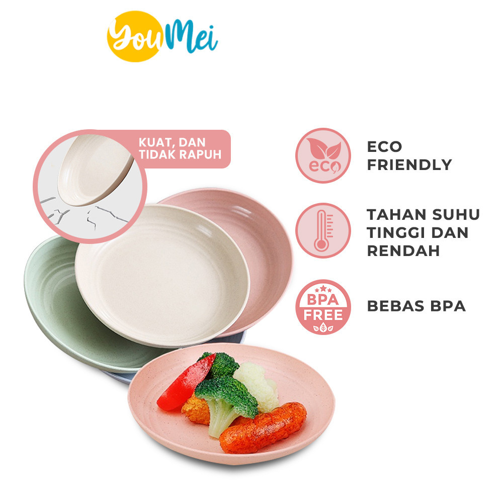 Jual Piring Dinner Plate 20 cm / Piring Makan Plastik / Piring Nasi ...