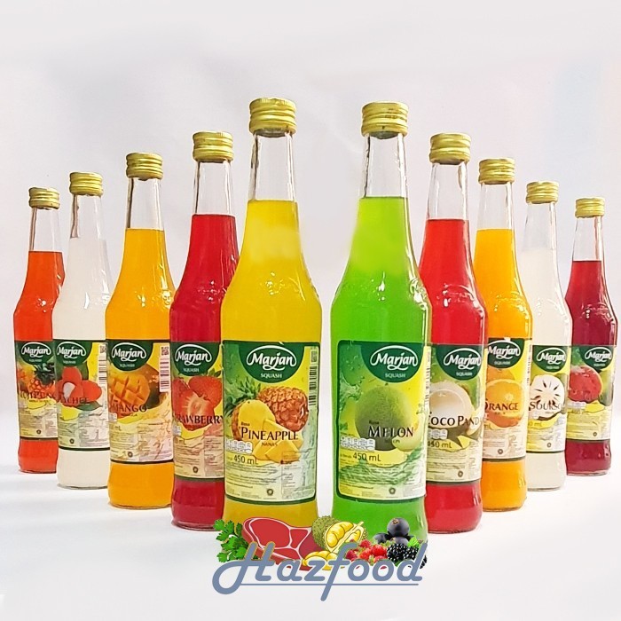 Jual Marjan Squash All Varian 450 Ml | Shopee Indonesia