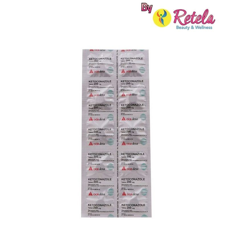 Jual KETOCONAZOLE 200MG 1 STRIP 10 TABLET | Shopee Indonesia