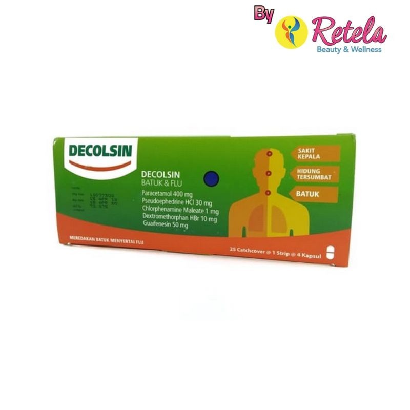 Jual Decolsin 1 Strip 4 Kaplet | Shopee Indonesia