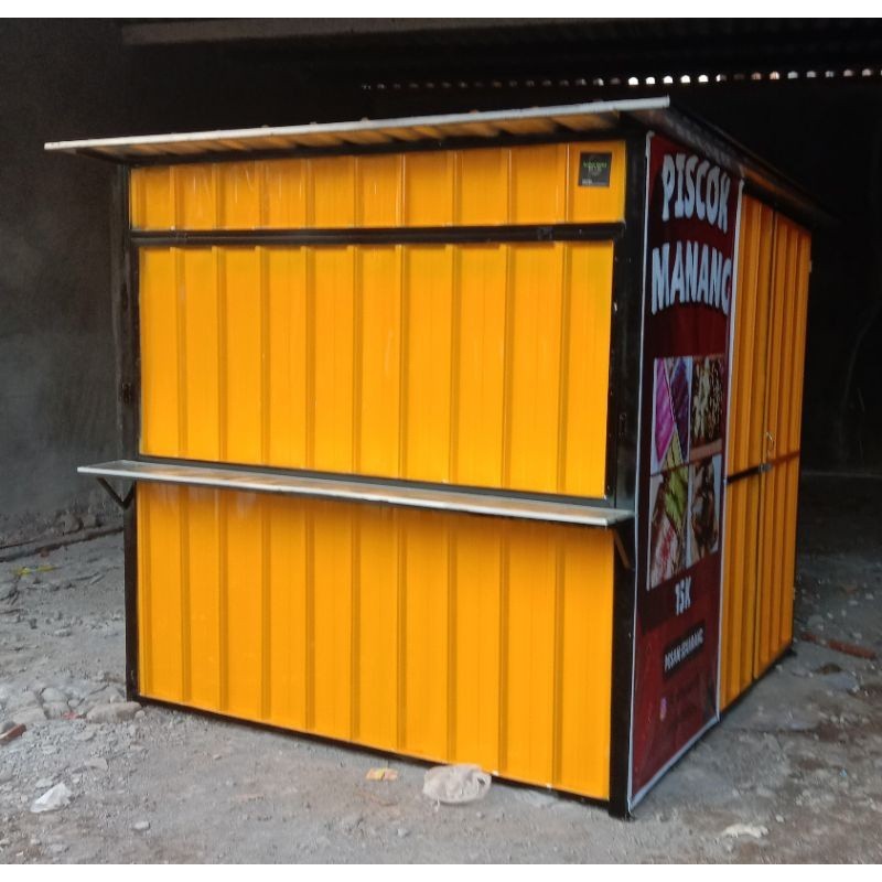 Jual booth jualan gerobag jualan both semi kontainer kios jualan ...