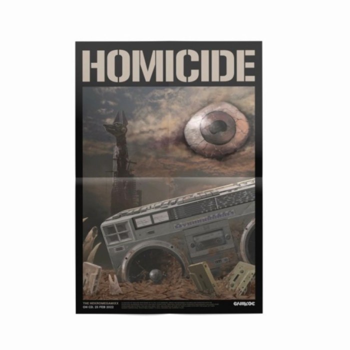Jual Original Poster Homicide The Nekromegamixx Official Merchandise ...