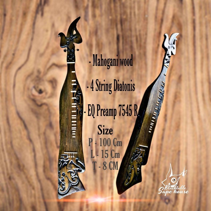 Jual Sape alat musik sapek dayak - Hitam | Shopee Indonesia